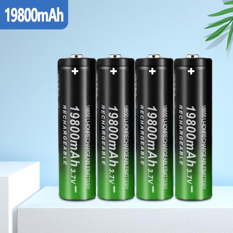 Rechargeable Battery 18650 19800mAh 3.7V And 18650 9900mAh 3.7V ...