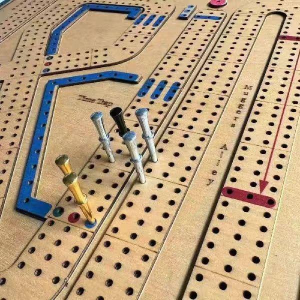 Cribbage Wars 2025 Premium Edition | Wooden Board with Peg Organizer ...