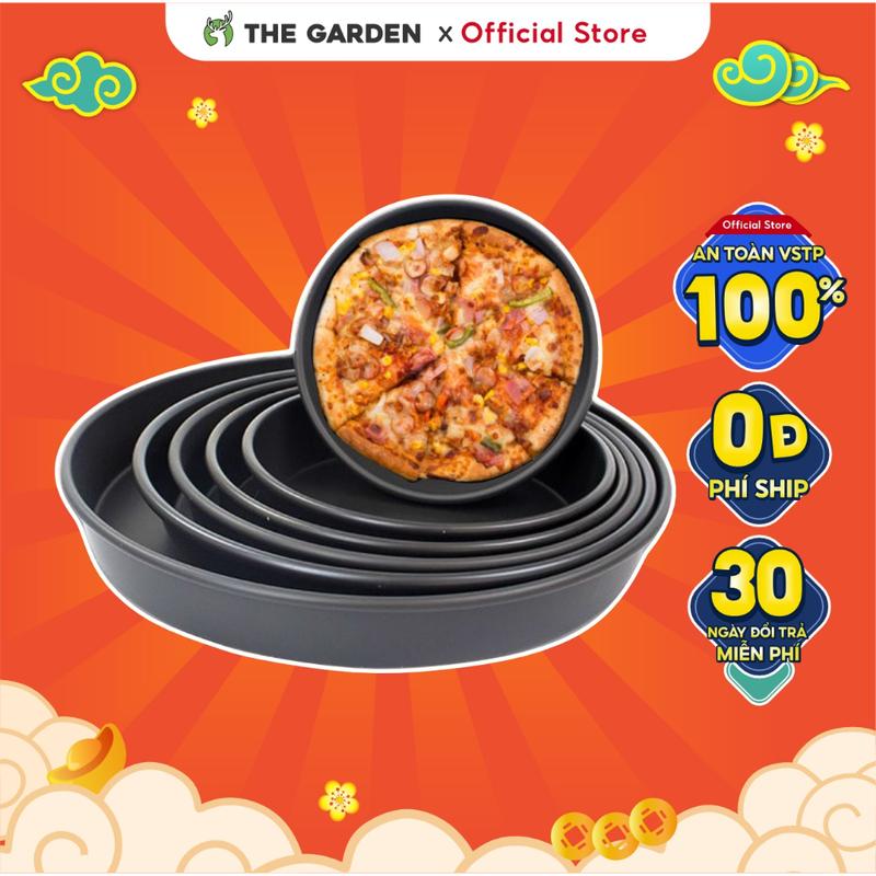 Khay nướng bánh Pizza chống dính THE GARDEN, khay nướng nồi chiên ...