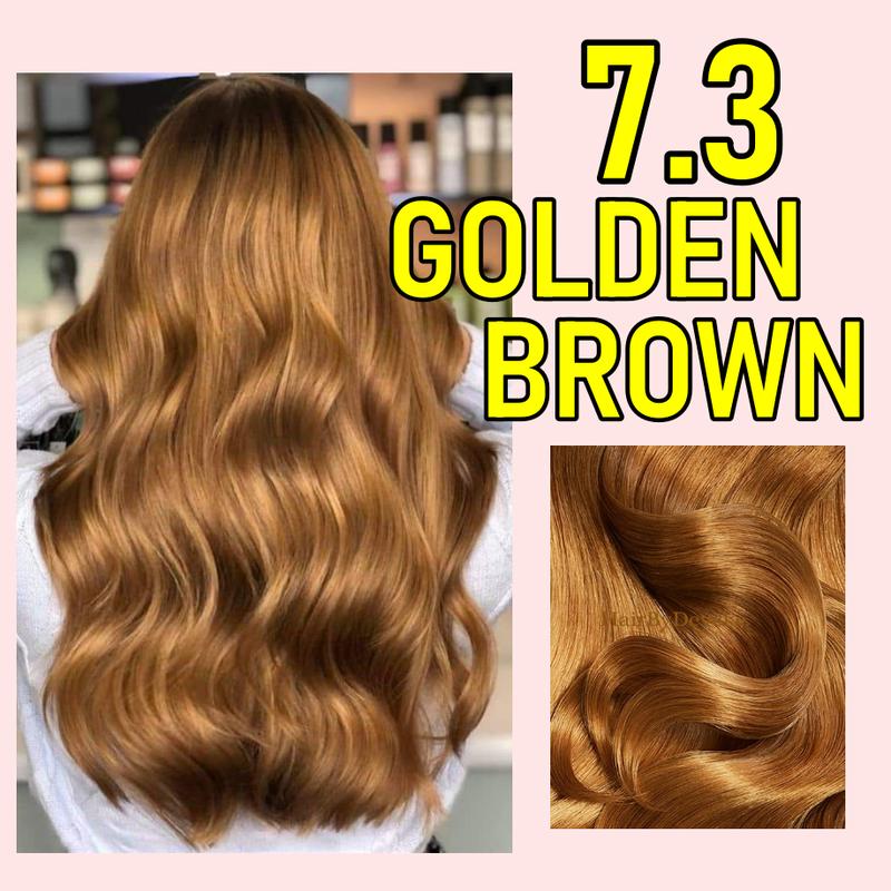 Bremod 7.3 GOLDEN BROWN SET WITH OXIDIZING HAIR COLOR Haircare - TikTok ...