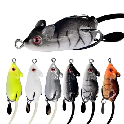 Artificial Bait Set 5PCS PVC Fishing Bait Lures - Artificial Soft Baits ...