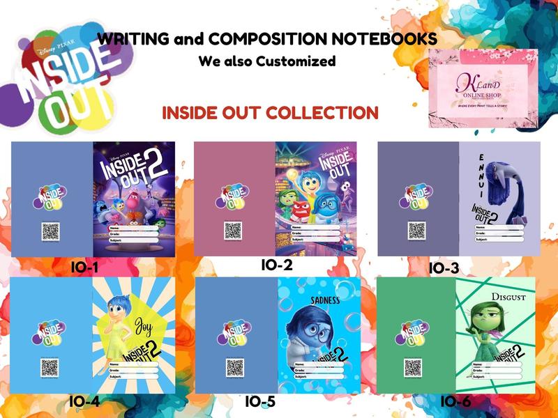 Writing and Composition Notebook - INSIDE OUT Theme - TikTok Shop ...
