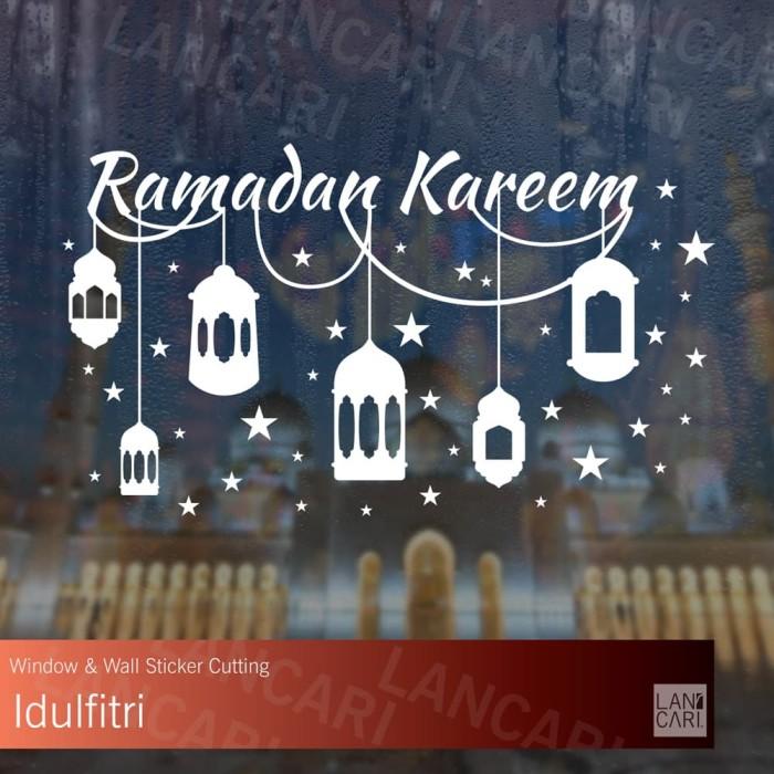 STIKER CUTTING SELAMAT RAMADHAN RAMADAN DEKORASI STICKER DINDING - Shop ...