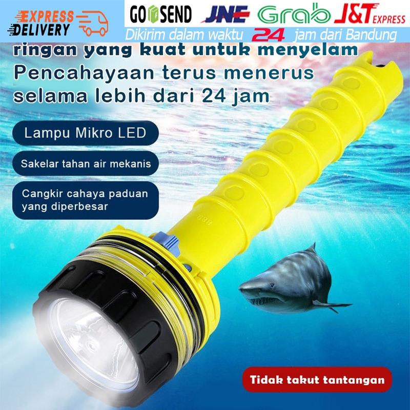Senter Selam / Senter LED Scuba Diving Waterproof 200M - Shop | Tokopedia