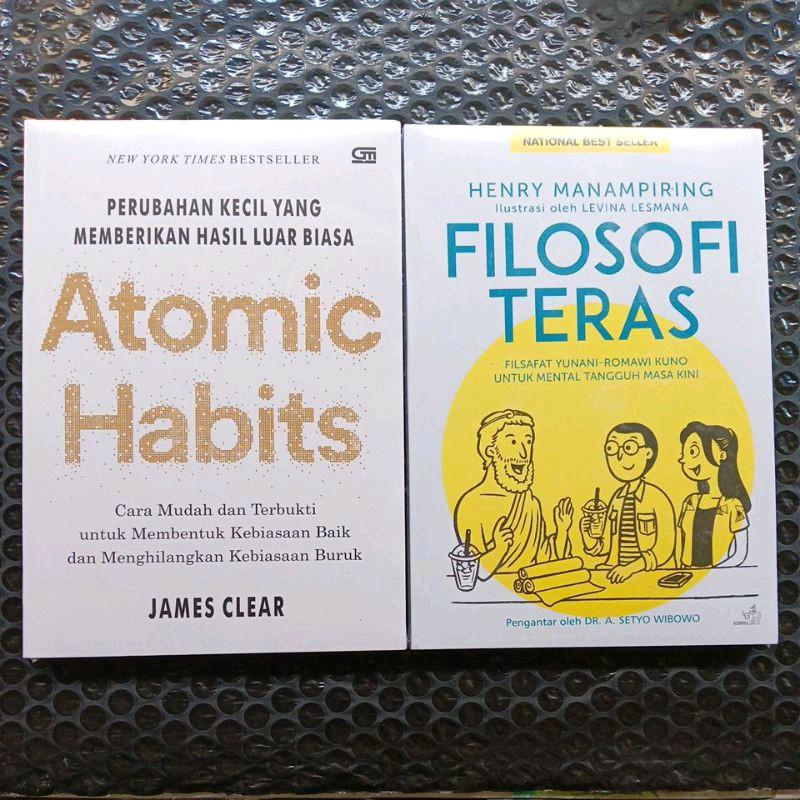 PAKET 2 BUKU : ATOMIC HABITS, FILOSOFI TERAS Soft Cover - Shop | Tokopedia
