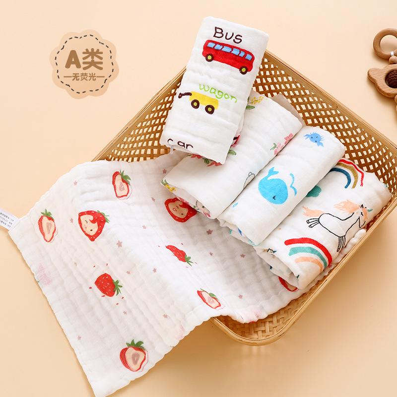 Tuala Muka Kapas Bayi, Ketumpatan Tinggi Enam Lapisan, Lembut dan ...