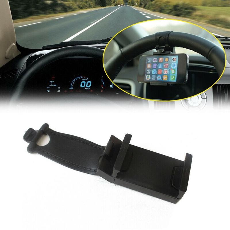× Car Interior GPS Phone Holder Mount Stand Steering Wheel Clip ...