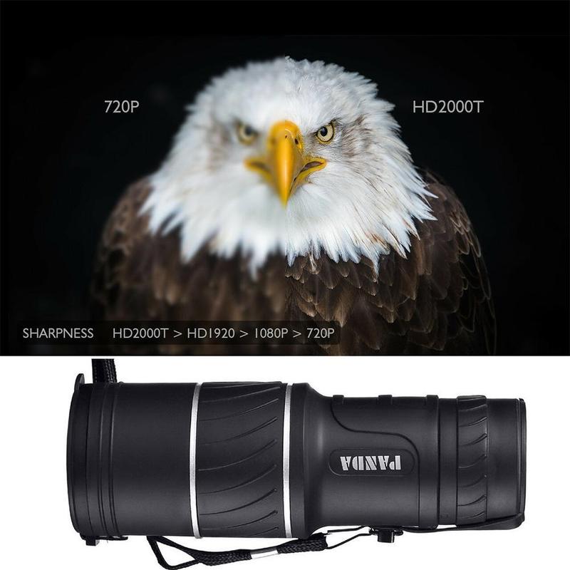 40X60 HD Night Vision Monoculars Long Range Super Zoom Single-tube ...