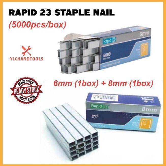 RAPID 23 STAPLE NAIL ( 6MM +8MM ) - TikTok Shop Malaysia
