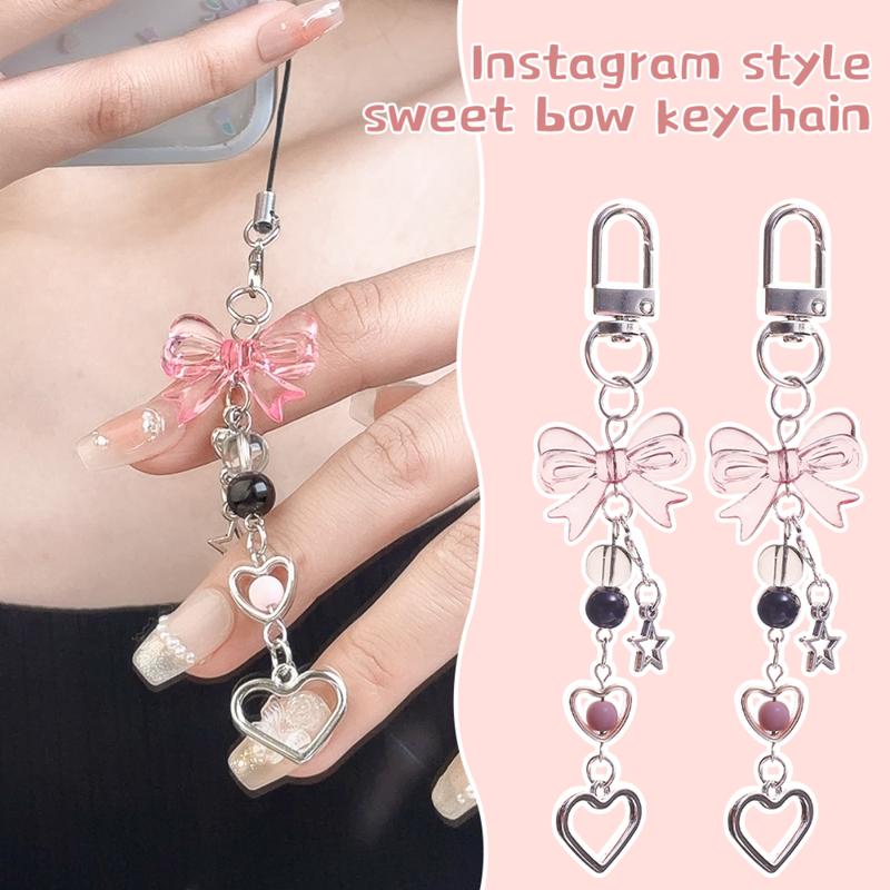 Rantai Kunci Ikatan bentuk rama-rama, Gaya INS, Loket Bentuk - TikTok ...