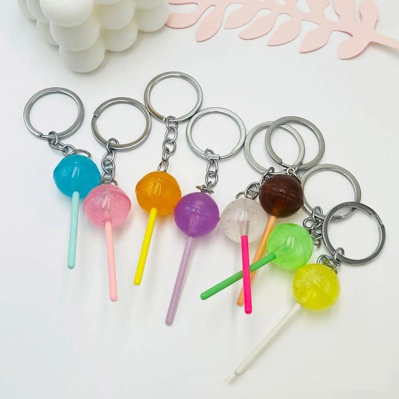 Creative 3D Food Lollipop Keychain Jelly-colored Transparent - TikTok ...