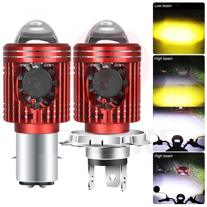 Mentol LED, 8000lm, H4 / H6, AC / DC 12V-80V, Lampu LED Moto - TikTok ...