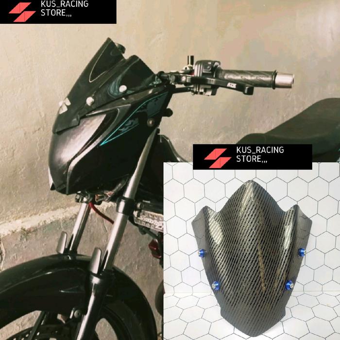 Jual VISOR SATRIA FU FACELIFT MODEL JENONG WINSHIELD FU FACELIFT JENONG ...