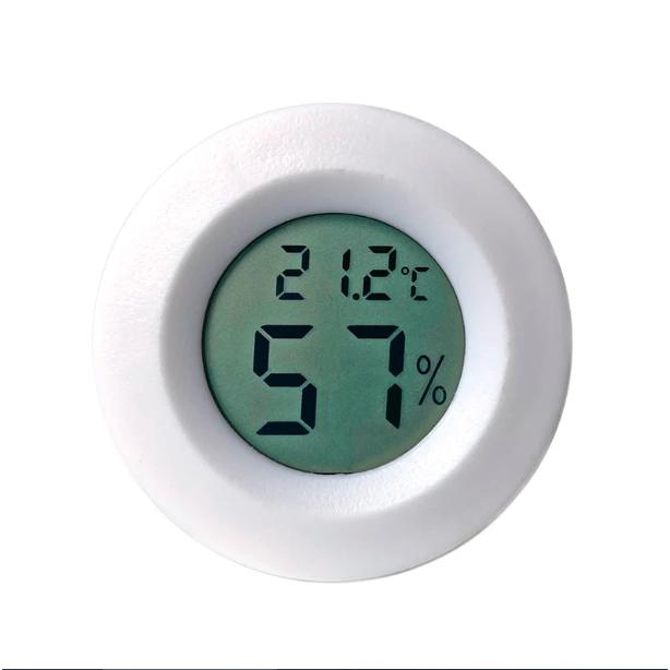 Jual Digital Thermometer Hygrometer Round Bulat Termometer - Jakarta ...