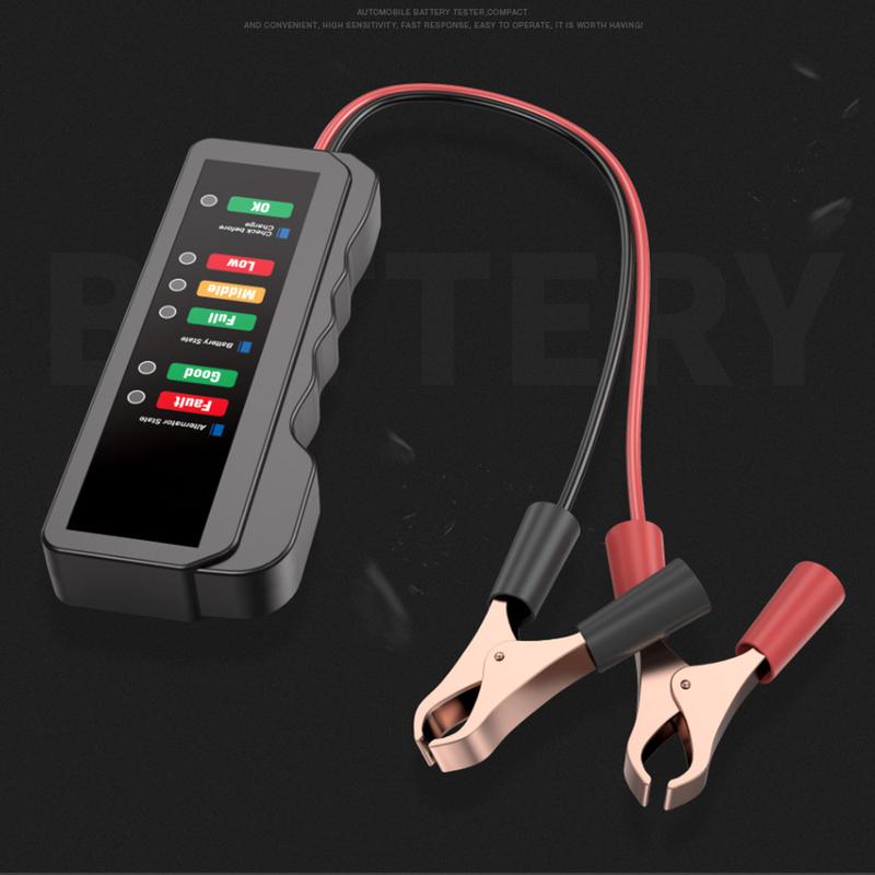 12V LCD Display Car Battery Digital Tester Detection Device Automobile ...