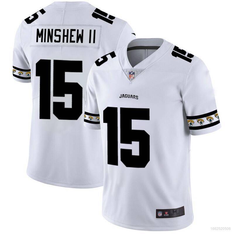 Jersi Bola Sepak NFL Jacksonville Jaguars, Jersi Baju T Minshew ...