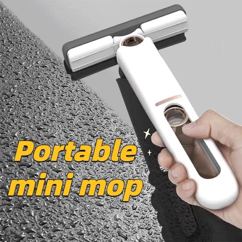Mini Mop Portable Small Mops Squeeze Mop Household Lazy Hand-free ...