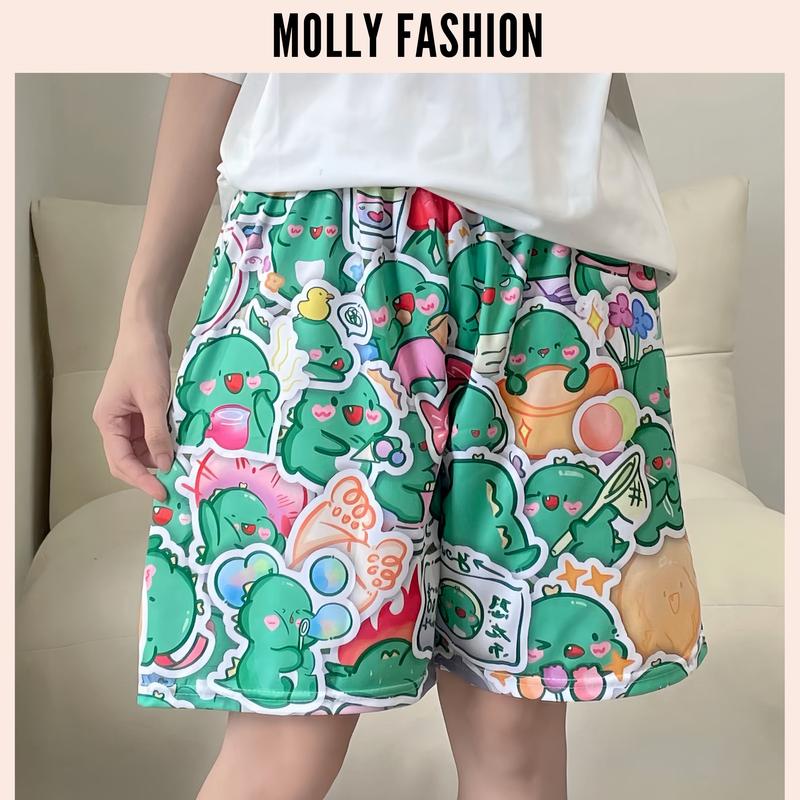 Quần Short hoạt hình KHỦNG LONG Unisex dành cho nam nữ mặc - TikTok Shop Vietnam