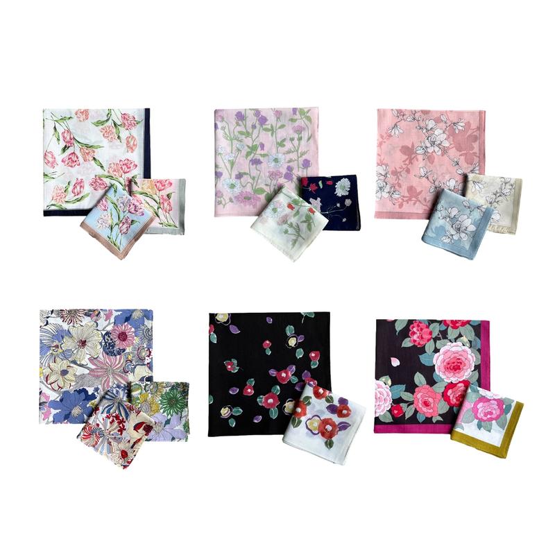 Polyester Handkerchiefs Women Washable Floral Pattern Hankie - TikTok ...