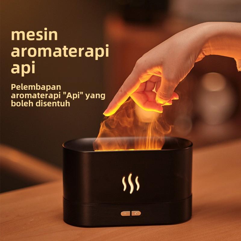 Virtual Flame Aroma Humidifier LED Simulation Untuk Ketenangan - TikTok ...