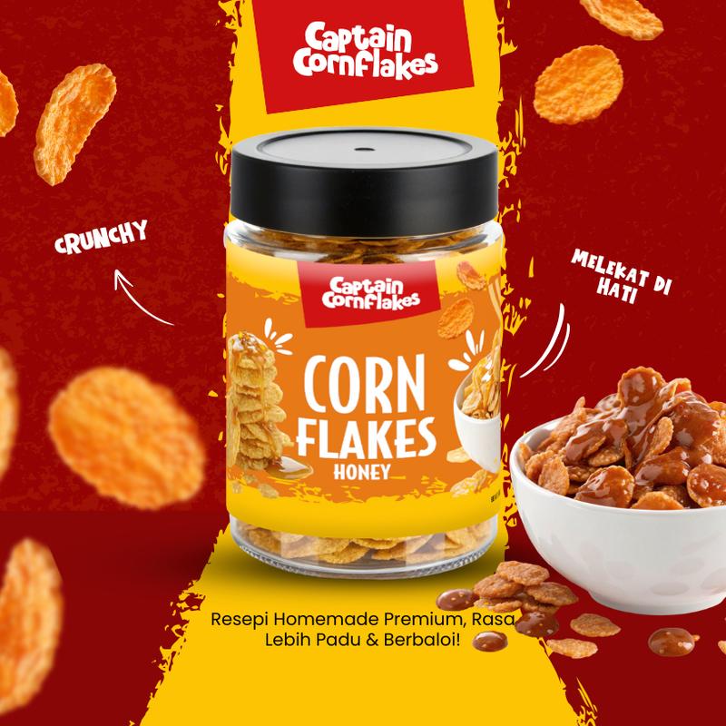 Corn Flakes Madu Honey Premium by Captain CornFlakes - TikTok Shop Malaysia