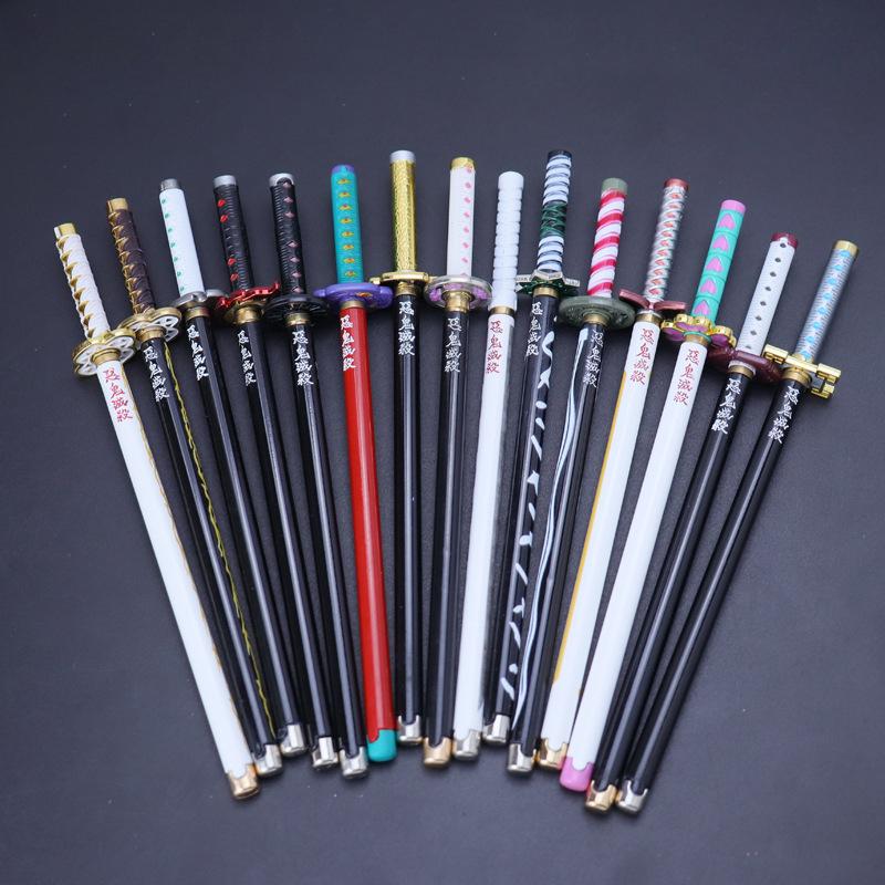 Model Pedang Anime Katana Mini, Fesyen Kreatif, Pen Gel, Isian - TikTok ...