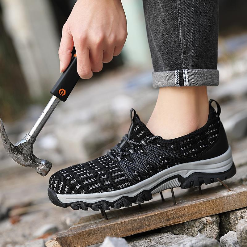 Men's Shoes Anti-smashing Safety Shoes Foot Mask Labor Protection ...