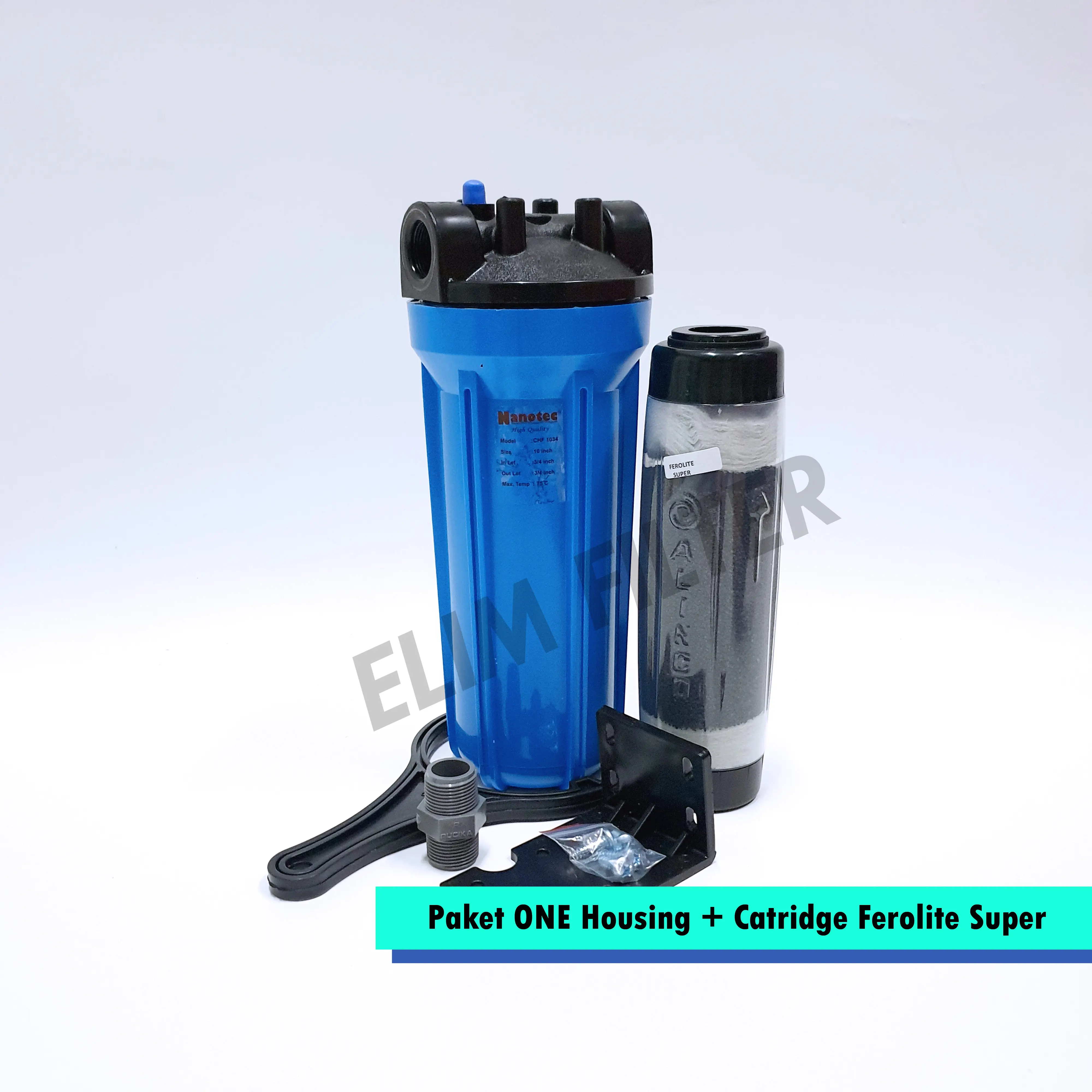 Paket ONE Housing + Catridge Ferolite Super 10 inch - Shop | Tokopedia