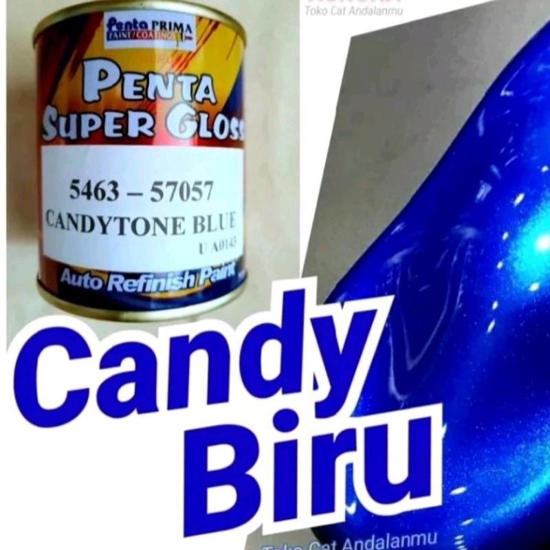 Cat Penta Super Gloss Candytone Blue Candy Biru 200 Gram Cat Transparan ...
