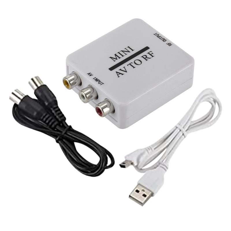 RCA / A / V Composite Video Cable to RF / Coaxial / Coaxial Converter ...