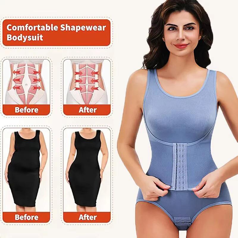 Shapewear Bodysuit, Gaya Baru, Untuk Wanita, dengan Zip, Kawalan ...