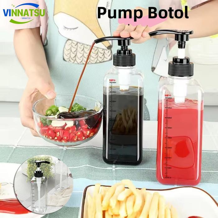 Promo [Vinnatsu]Pompa Sirup Tempat Sirup Sugar Botol Pump Botol Sauce ...
