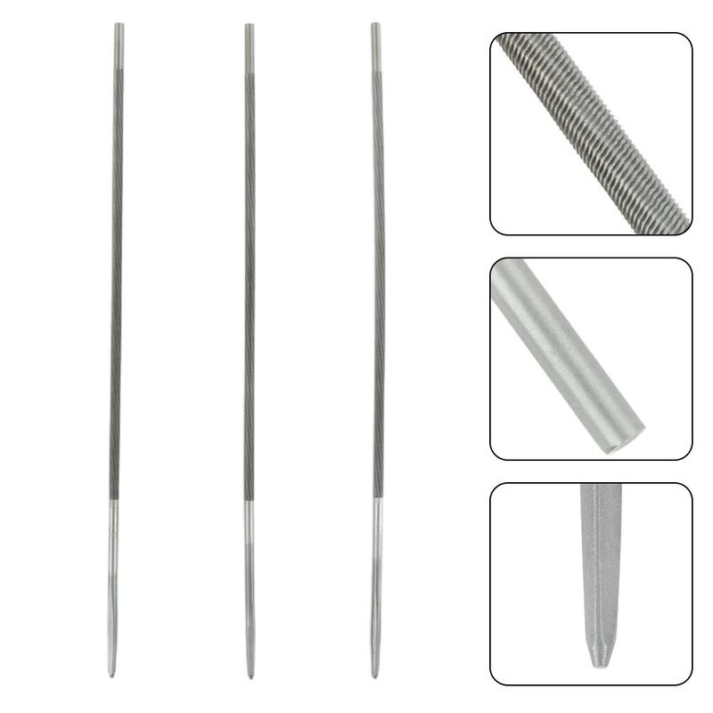 3pcs Chainsaw Round Files ening Chainsaw Chains 4 4.8 5.5mm Grinding ...