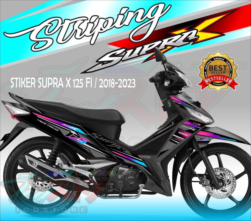 STRIPING SUPRA X 125 FI / STRIPING GRAFIS / 125 / RAINBOW / STRIPING ...