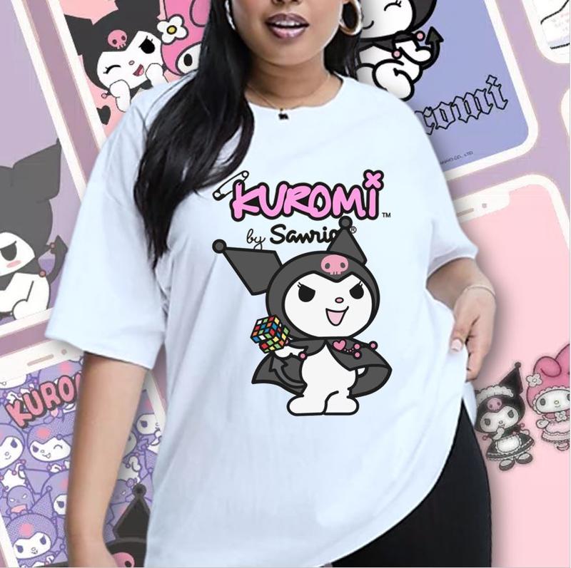 SHIRT PRINTED CHARACTER SUBLIMATION KUROMI 2 GRAPHIC FOR TEENS - TikTok ...
