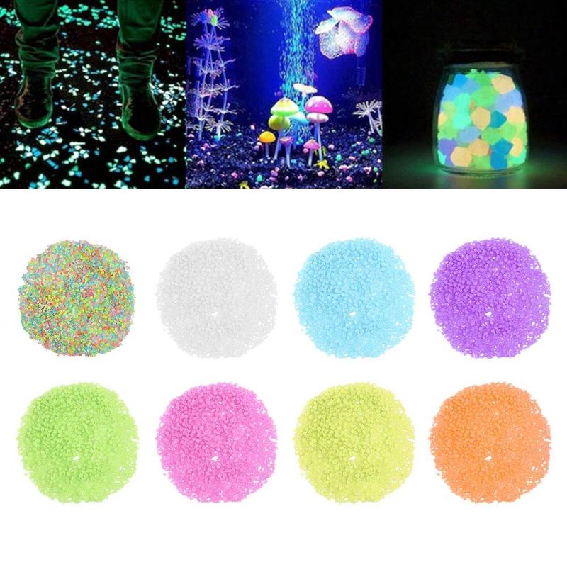 1000pcs DIY Noctilucent Sand Luminous Particles Fluorescent Small ...