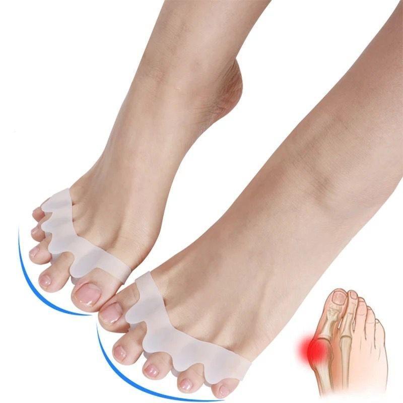 "INS027" Silicone Toe Separator Hallux Valgus Bunion Pemisah Jari Foot ...