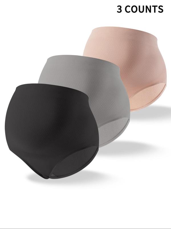 Women's High Waist Seamless Underwear for Maternity Lady, Breathable ...