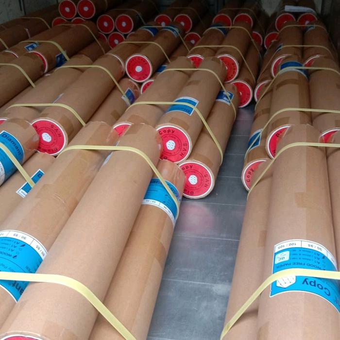Jual HVS kertas roll DIAMANT A0 90 cm x 50 meter kertas plotter core 2 ...