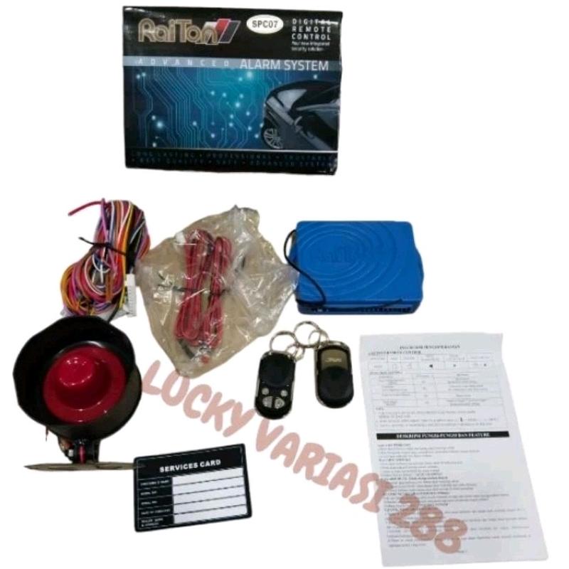 Alarm mobil merek raiton universal Car Kabel Kendaraan Remot - Shop ...