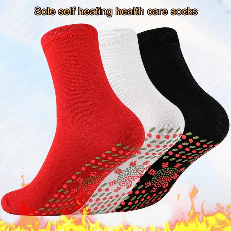 1 Pair Self Heating Socks Skin-Friendly Lightweight Unisex Wormwood ...