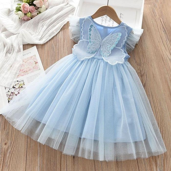 Promo [SPESIAL PRINCESS KESLI] 1-9 Tahun Dress Frozen Elsa Gaun Anak ...