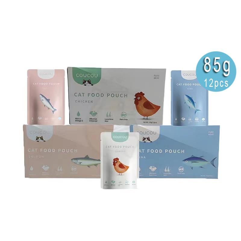 COUCOU 【Fish Oil + Taurine】Nutritious Wet Cat Food Packs.Pouch - TikTok ...