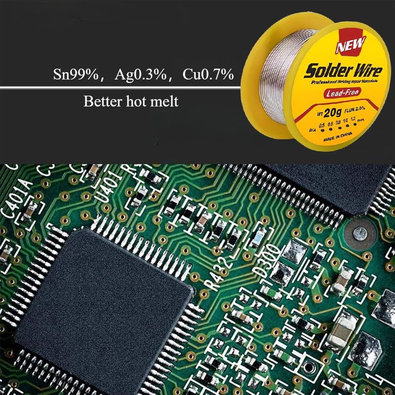 Solder wire, lead-free solder wire with rosin core, flux soldering ...