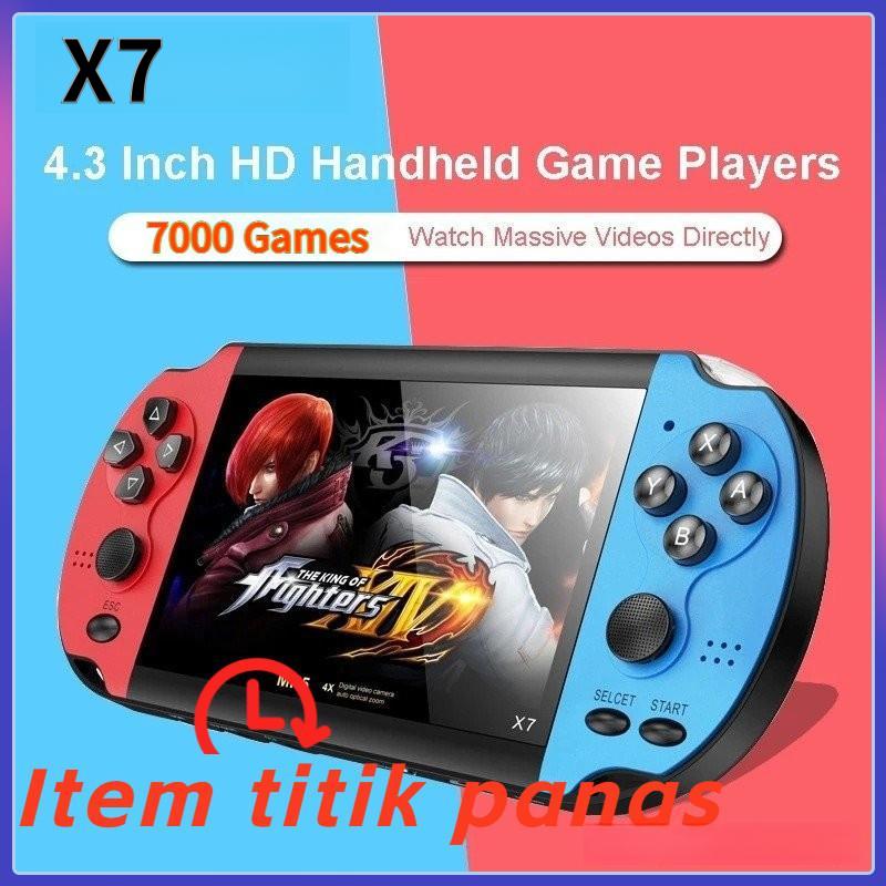 X7 PSP Handheld Game System 4.3 Inch HD Screen Dual Levers - TikTok ...