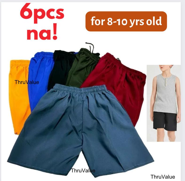 6pcs! Taslan short for 8-10 Years old Boys Garterized Taslan - TikTok ...