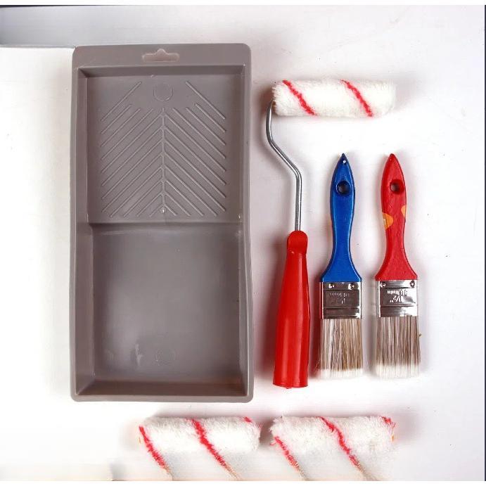 Set Berus Alat, Termasuk Berus Cat, Penggelek dan Dulang Cat Home Tools ...