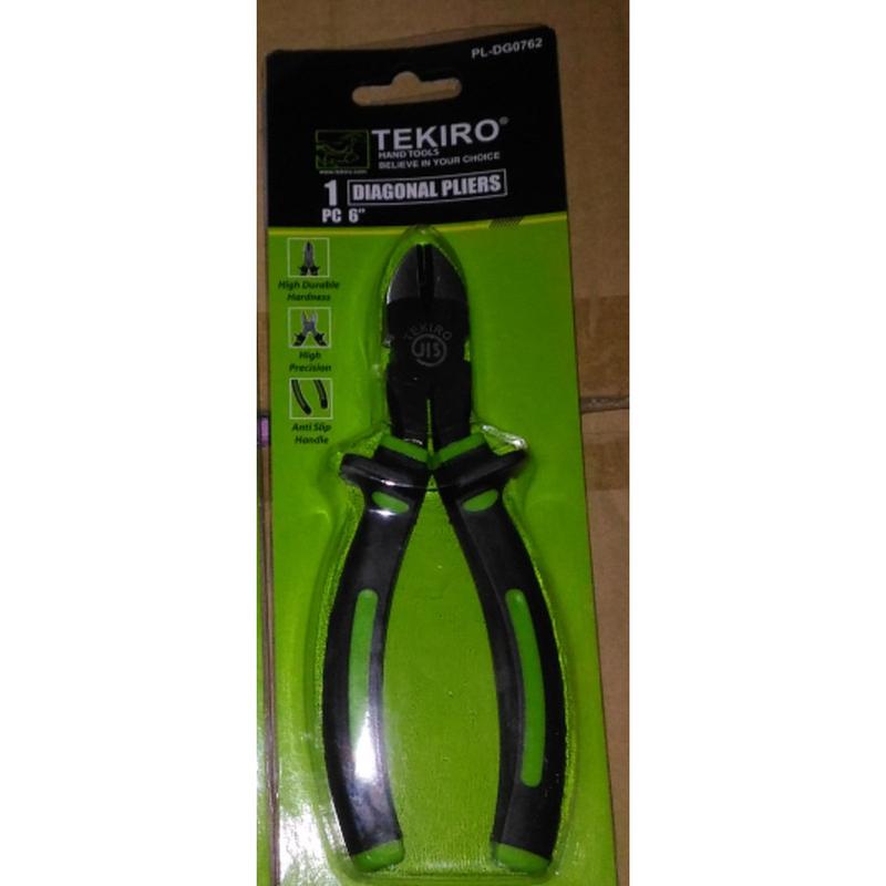 TANG POTONG 6 INCH TEKIRO / DIAGONAL PLIERS 6 INCH TEKIRO - Shop ...