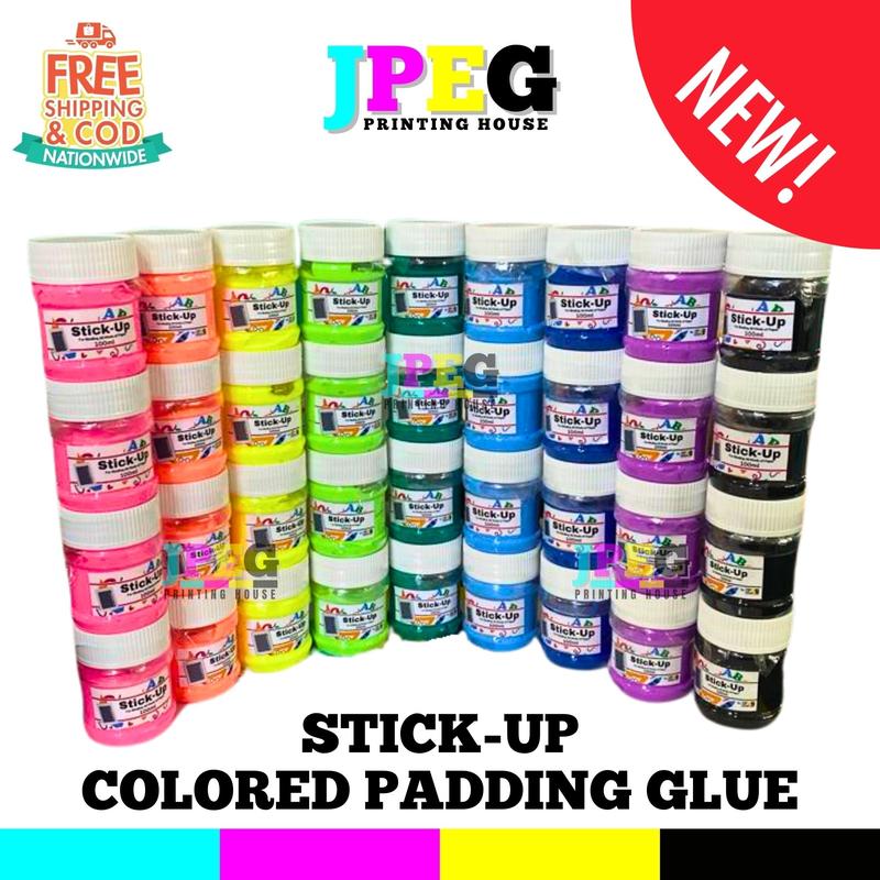 Stick-up COLORED PADDING GLUE FREE BRUSH Cement, Strong Adhesive ...