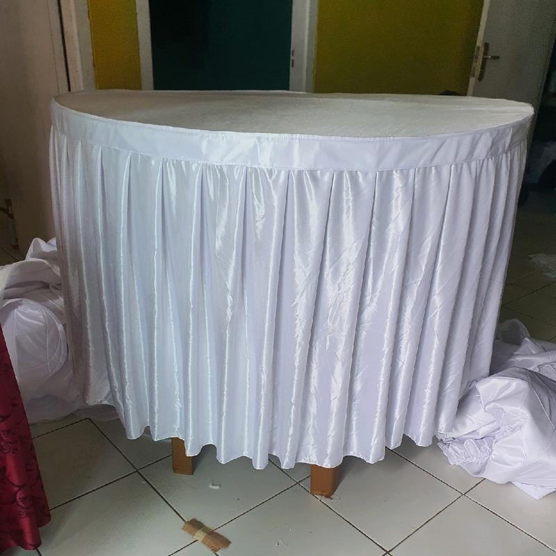 COVER meja bulat diameter 120cm tinggi 75cm beli 10 pcs gratis - Shop ...